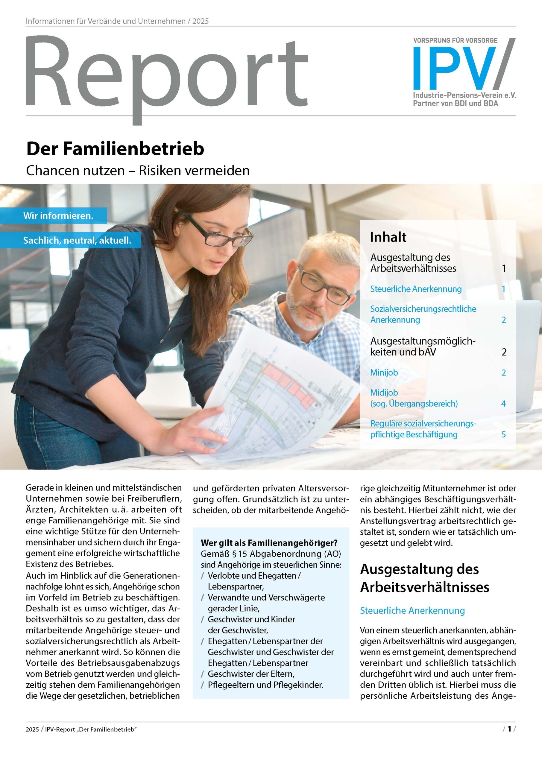 Die Direktversicherung – Der IPV informiert - Industrie-Pensions-Verein